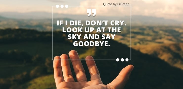 75 Lil Peep Quotes About Love, School And Drugs That Are Deep
